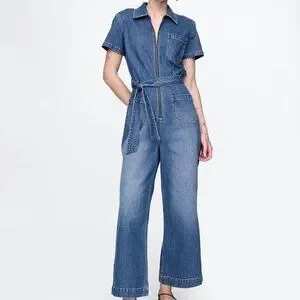 GAP | Pants & Jumpsuits | New Gap Womens Rt0 Medium Wash Relaxed Belted ...